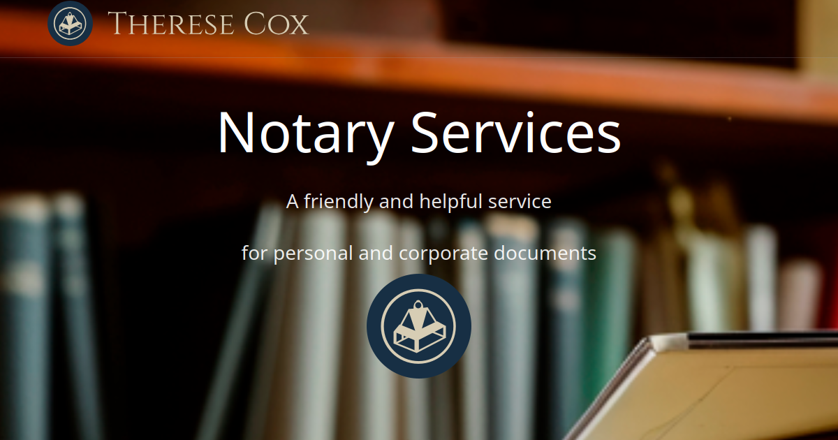 A Notary UK - Therese Cox, Notary Services from Oxfordshire